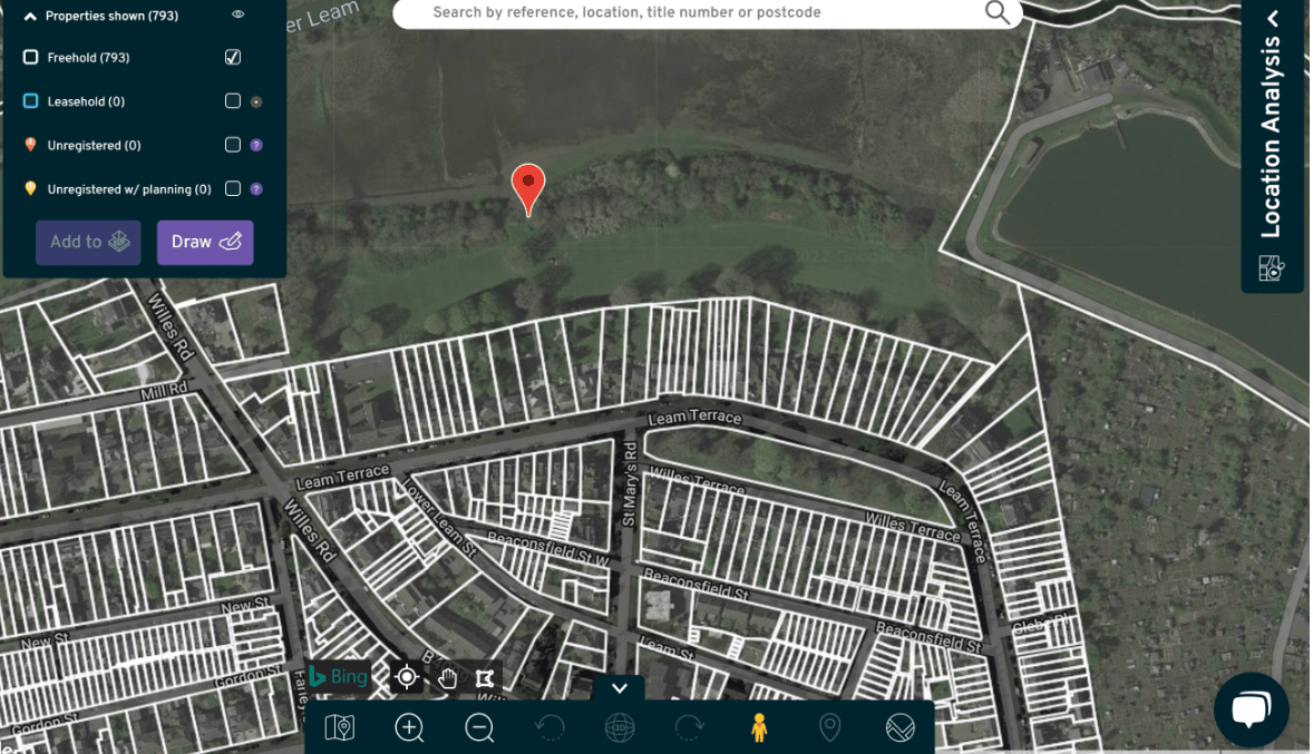 How do I perform a location search?